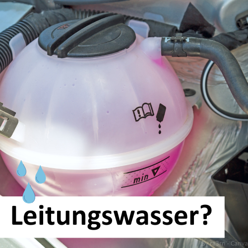 Kuhlwasser Destilliertes Wasser Oder Leitungswasser